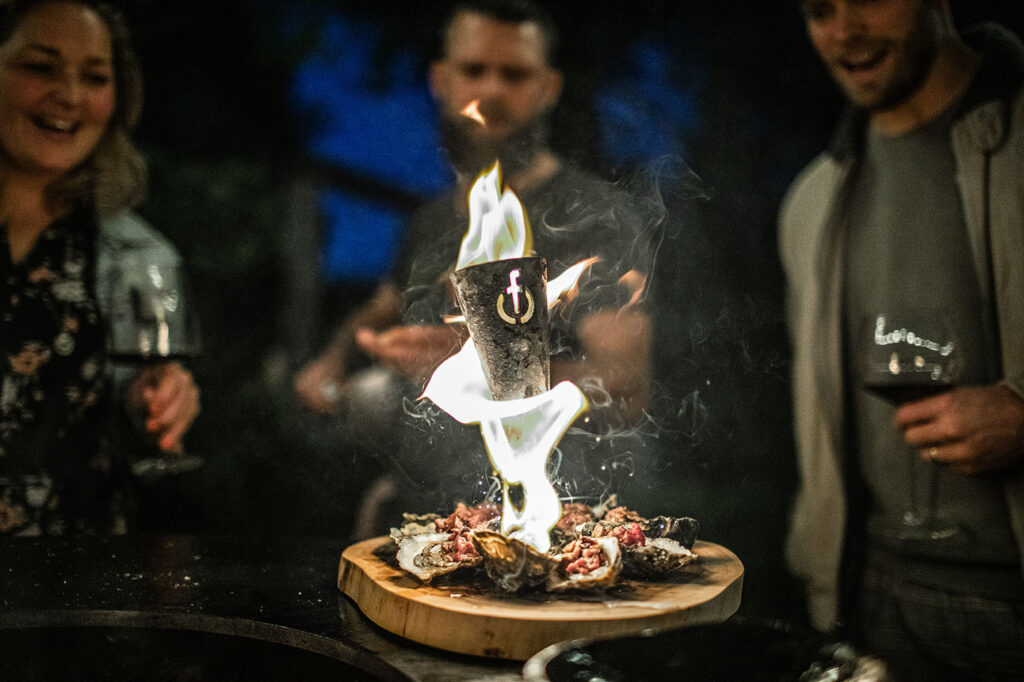 Forged Churrasco Olive Flambadou - Kookgek.nl